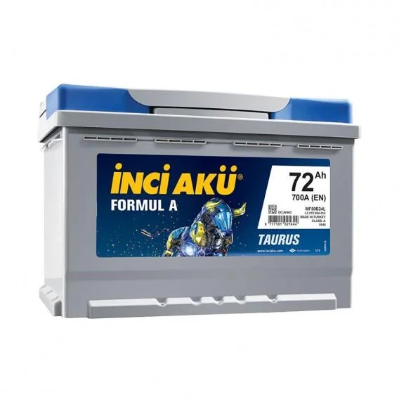 İnci Mutlu Varta Akü - 72 Amper - Elmas Akü